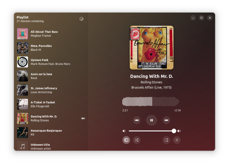 Amberol is a Stunning Looking Music Player for Linux That Just Plays Music and Nothing Else