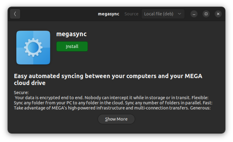 Install and Use MEGA Cloud Storage in Linux