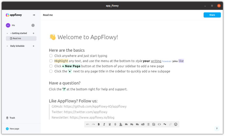 AppFlowy: An Open-Source Alternative to Notion