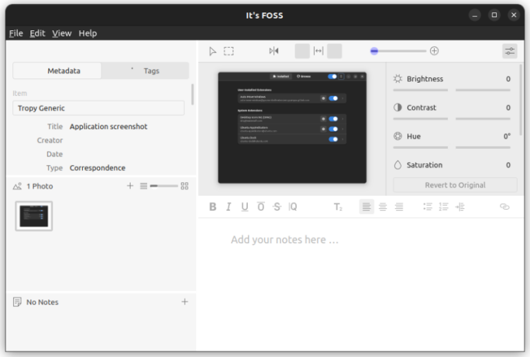 Tropy: An Open-Source App to Organize Your Research Photos