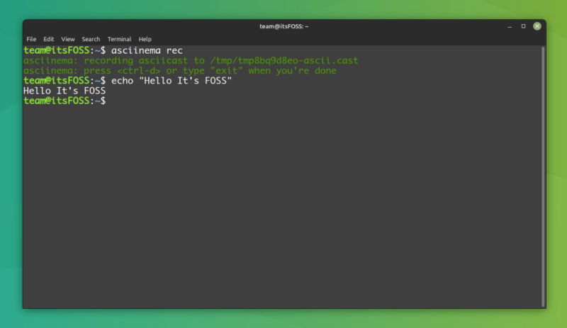 asciinema: A Better Way To Record & Share Linux Terminal Session