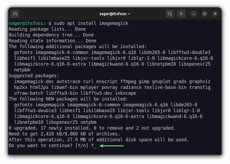Install ImageMagick on Ubuntu