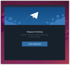 Install And Use Official Telegram Desktop Client In Linux