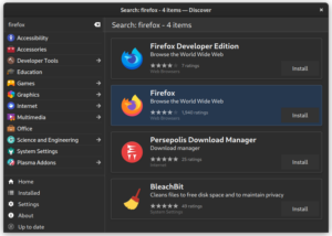 GUI Apps for Package Management in Arch Linux