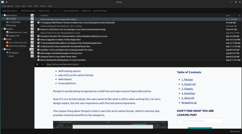 7 Best Feed Reader Apps for Linux Desktop