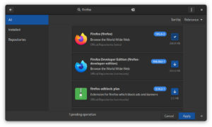 GUI Apps for Package Management in Arch Linux