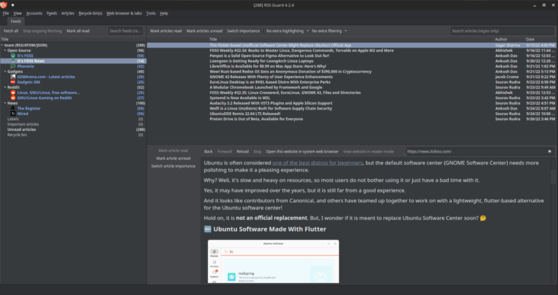 7 Best Feed Reader Apps for Linux Desktop