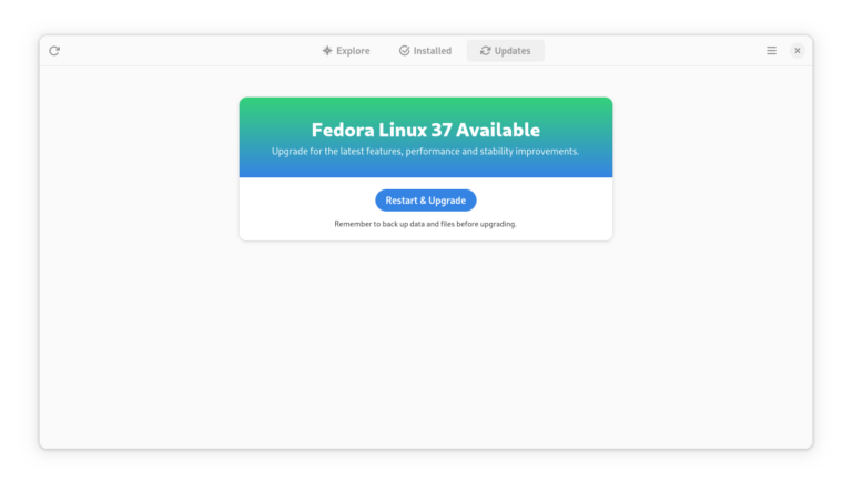 How to Upgrade From Fedora 36 to Fedora 37
