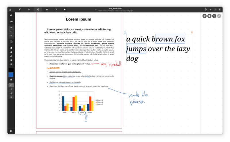 Rnote: An Open-Source Drawing App for Notes and Annotation