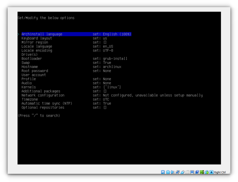 Beginner's Guide to Installing Arch Linux on VirtualBox